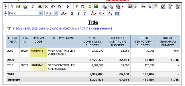 Query Studio Grouping, Sorting, Sectioning, Filtering and Calculations ...